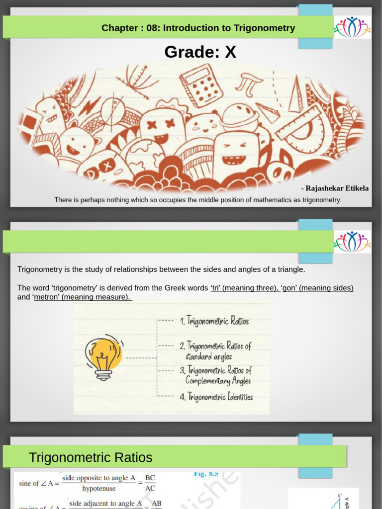 Intro To Trignometry | PDF