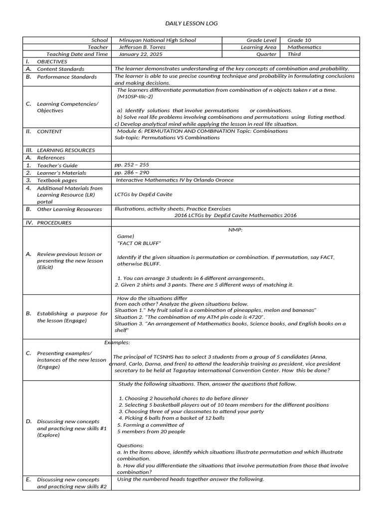 3 | PDF | Learning | Permutation
