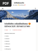 Amagama Amqondofana Examples in Zulu | PDF