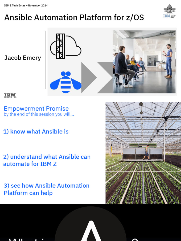 Ansible Automation Platform For Zos Pdf Computer Security Security