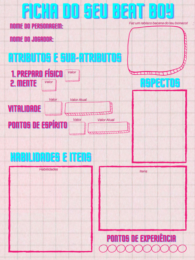 Modelo de Ficha Beat Boys | PDF