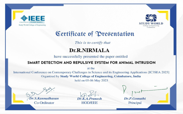 E Certificate 1 | PDF