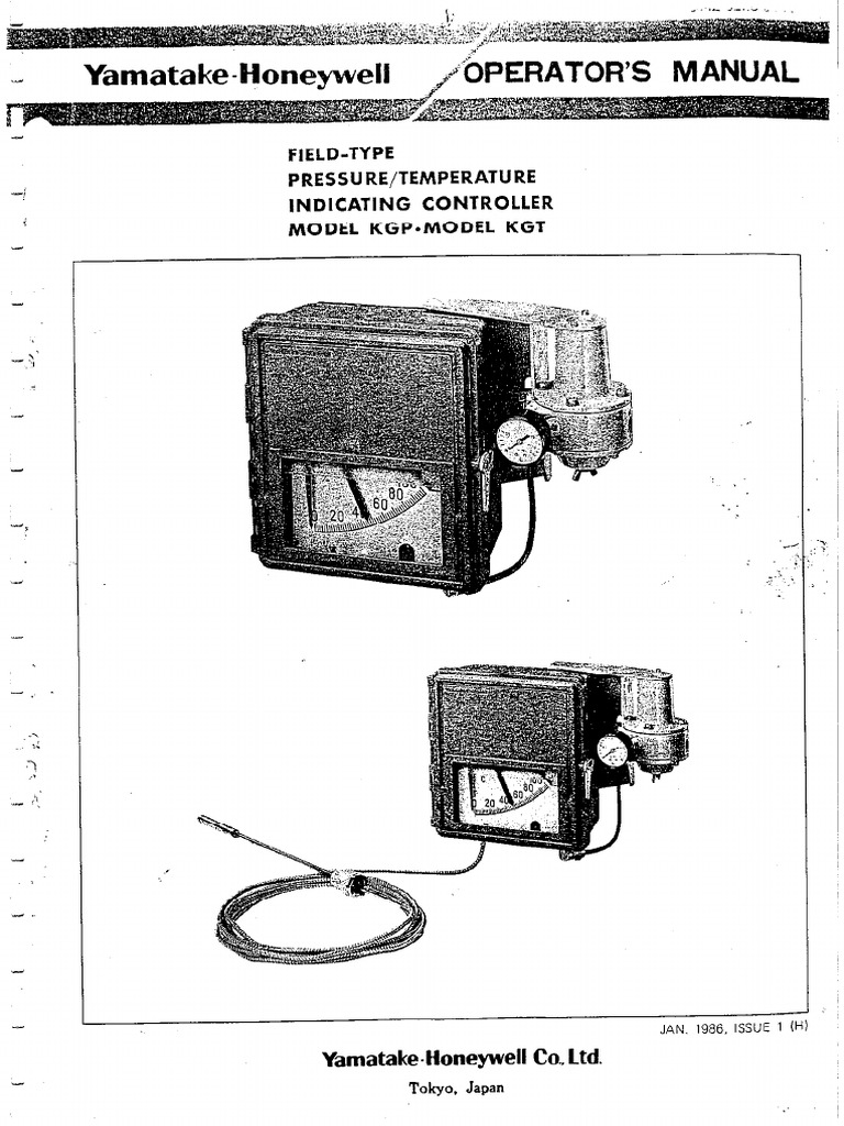 D2701 yamatake honeywell kgp kgt temp pressure indication controller ...