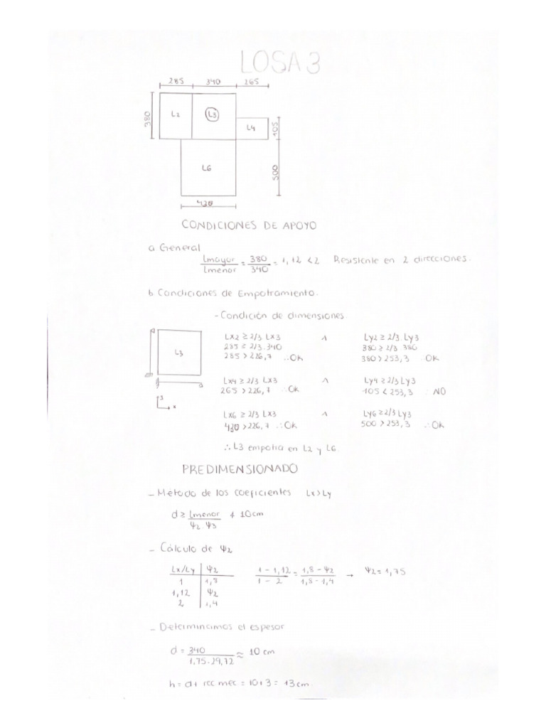 Losa 3 - 2 Direcciones | PDF