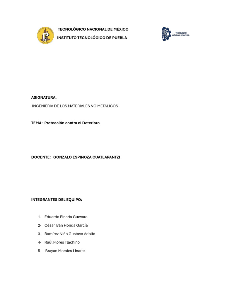 Reporte Prática 7 Ing - Mat.NM. | PDF | Corrosión | Redox