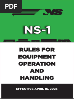 Norfolk Southern Operating Rules 2023 | PDF | Train | Rail Infrastructure
