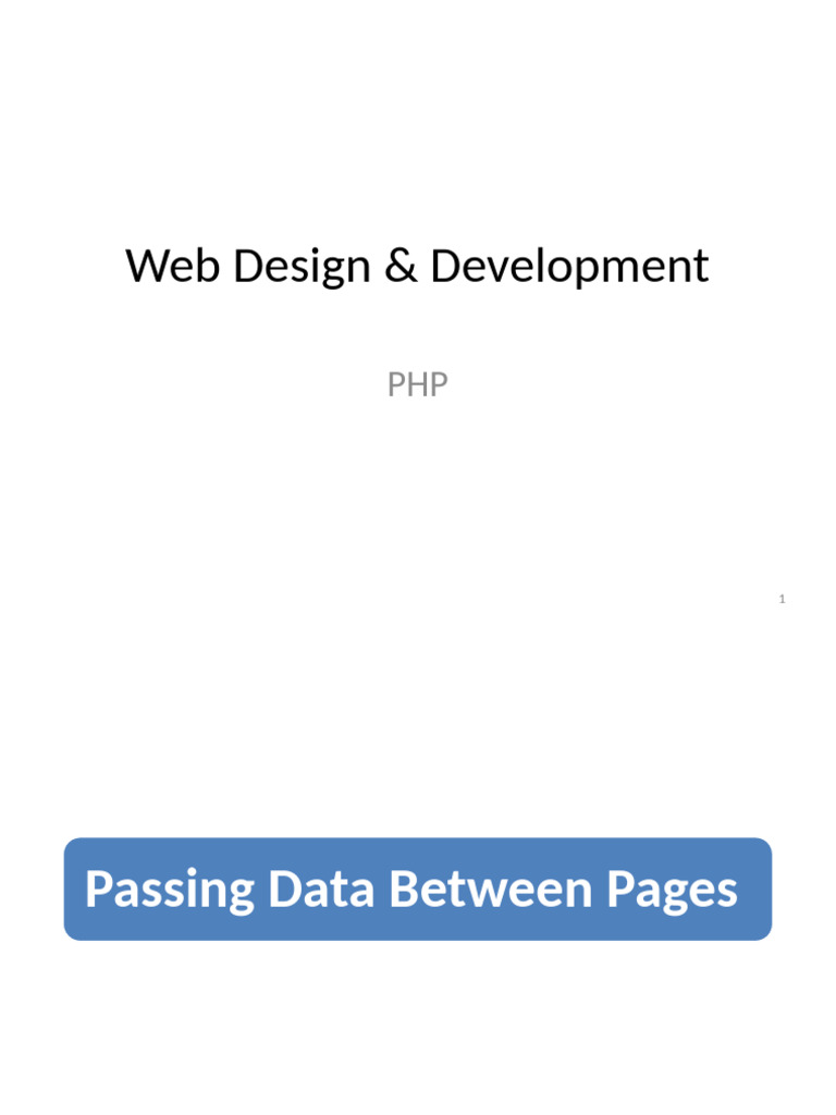 Intro to PHP lec-3 | PDF | Computing | Internet
