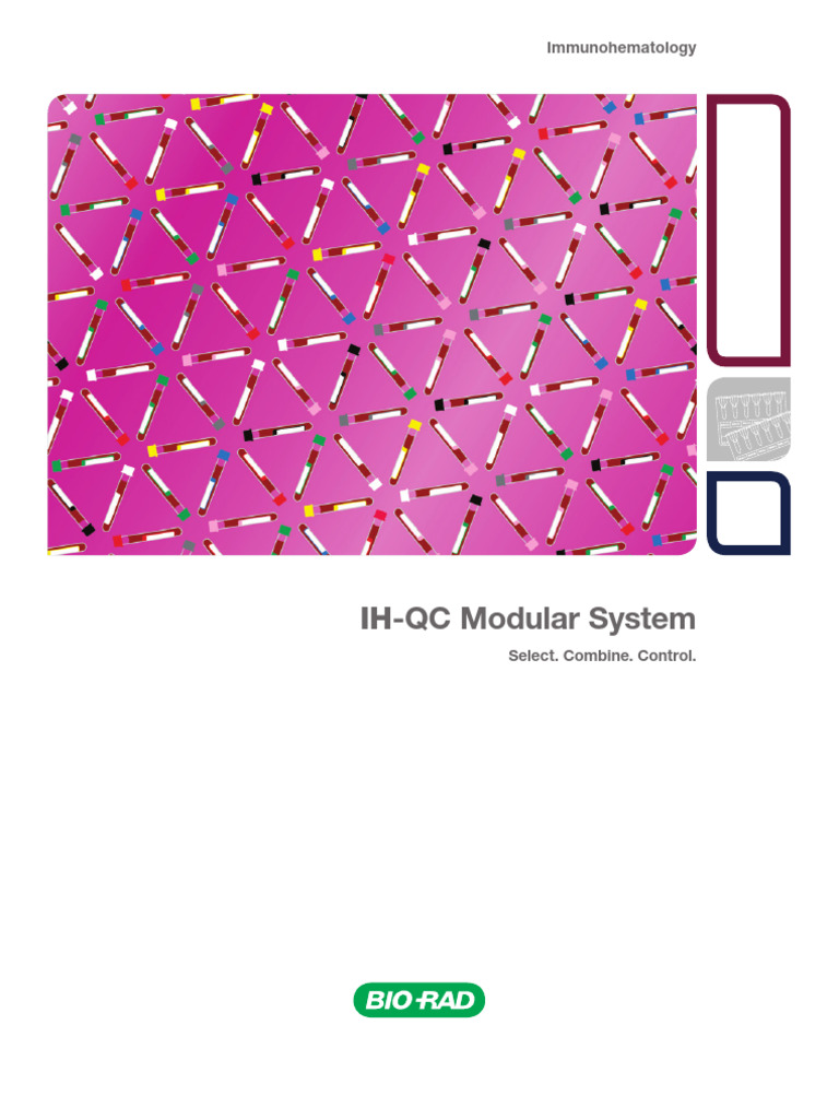 IH-QC Modular System for Blood Testing | PDF | Blood | Clinical Pathology