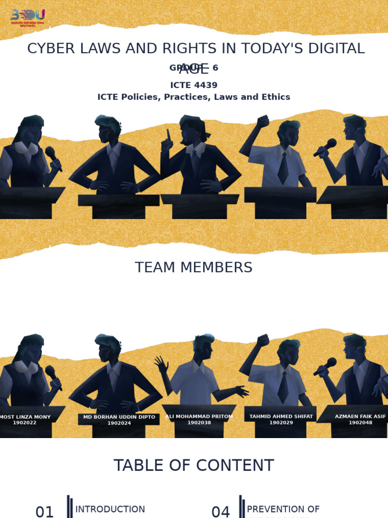 Cyber Laws for Digital Users | PDF | Security | Computer Security