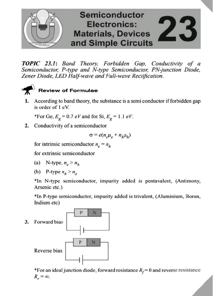 Semiconductor Electronics_Materials, Devices & Simple Circuits | PDF