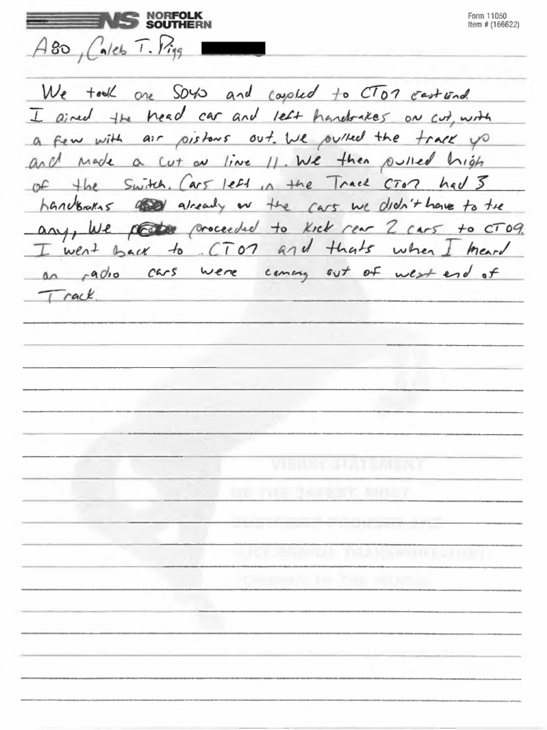 NS Employee Statements Redacted-Rel | PDF