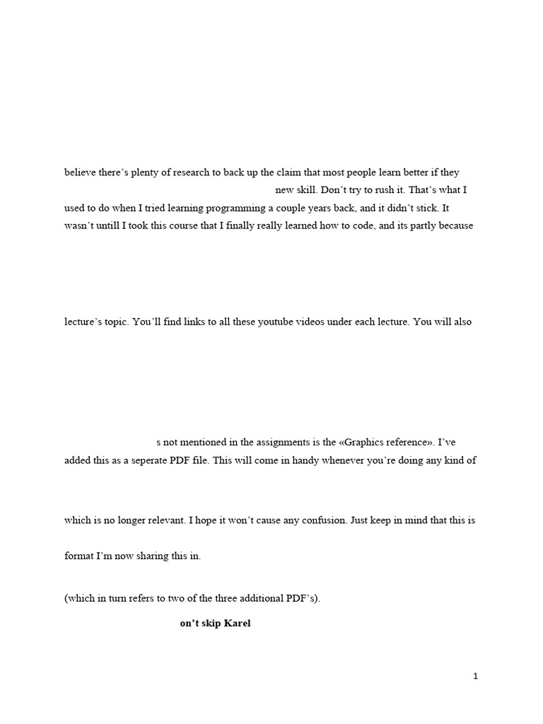 Stanford CS106A Course (2) | PDF | Computer Programming | Computing