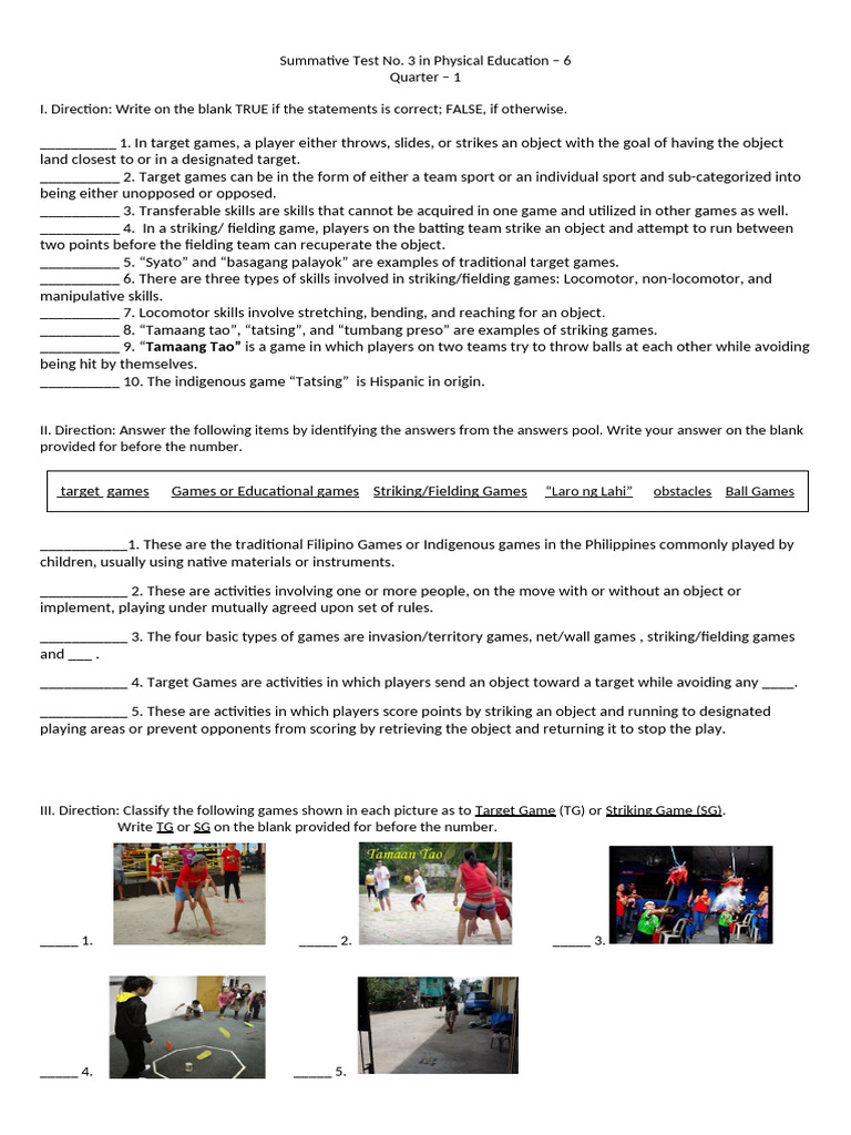 Summative - Test - No - 3.in - P.E.6.Q1.docx Filename UTF-8''Summative ...