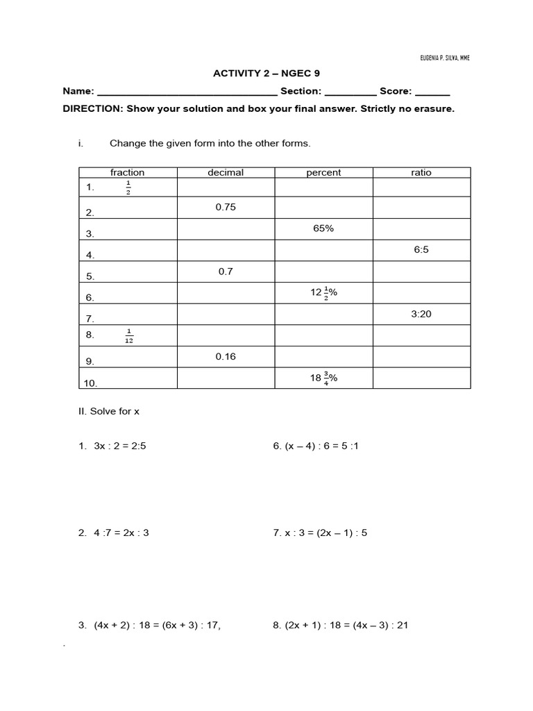 ACTIVITY 2 Ngec 9 Catch Up | PDF