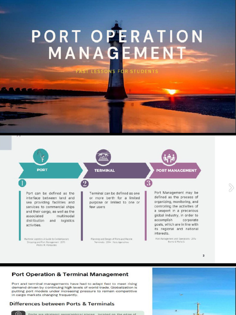 Port Operations and Management 3 | PDF