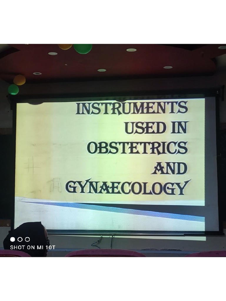 Instrument Used in OBS and Gynae.. Gynea Lecture by Mam Naila | PDF