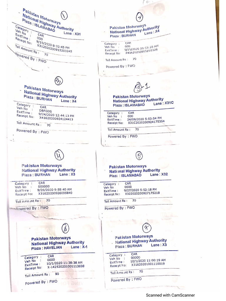 Toll Taxes in Pakistan | PDF