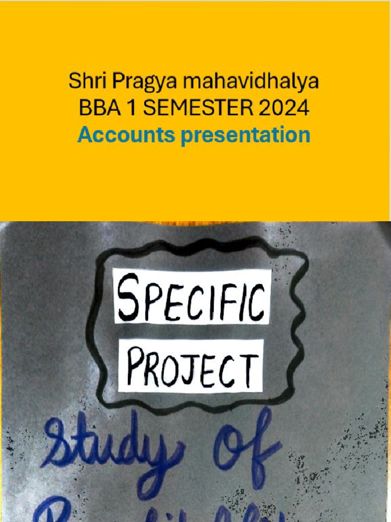 Shubham Verma accounts presentation | PDF