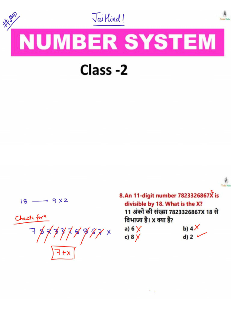 Number System 2 Qa | PDF
