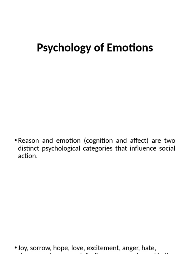 Understanding Emotions and Their Management | PDF | Emotions | Feeling