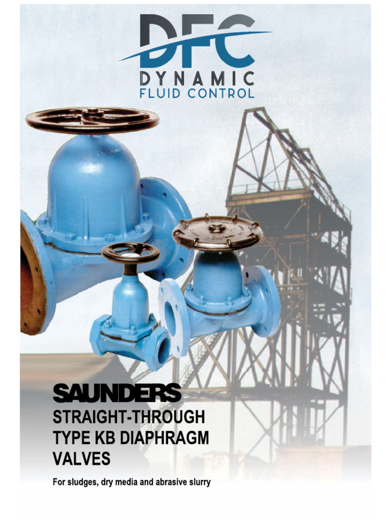 Type 'KB' Saunders Diaphragm Valve | PDF