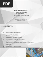 Chemical Plant Utility Components Guide | PDF | Steam | Water