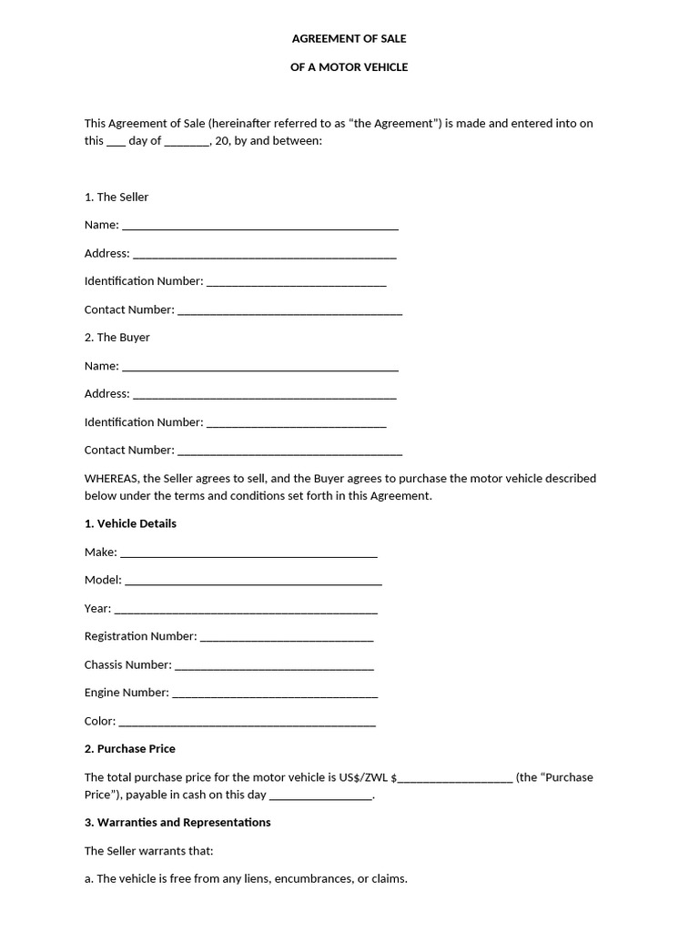 AGREEMENT_OF_SALE | PDF | Prices | Common Law