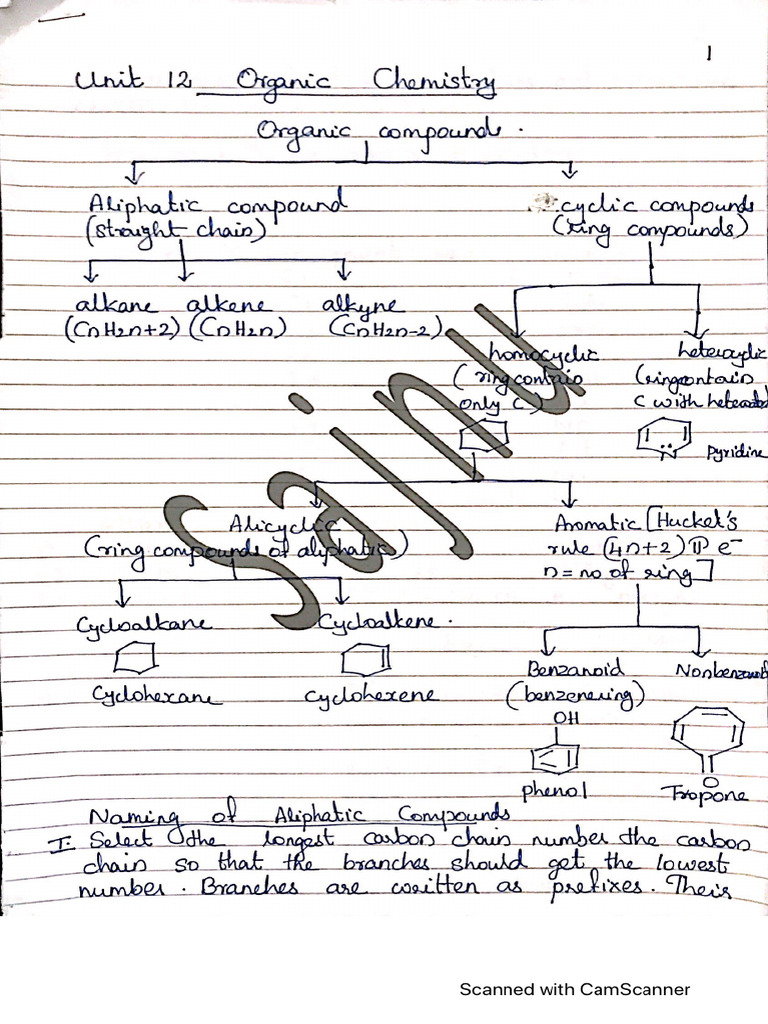 Organic Chemistry Notes | PDF