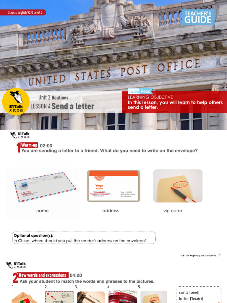 Send A Letter (L3) | PDF