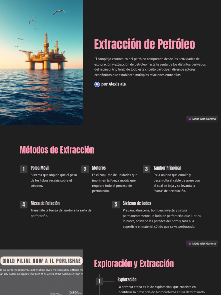 Extraccion-de-Petroleo | PDF | Petróleo | Depósito de petróleo