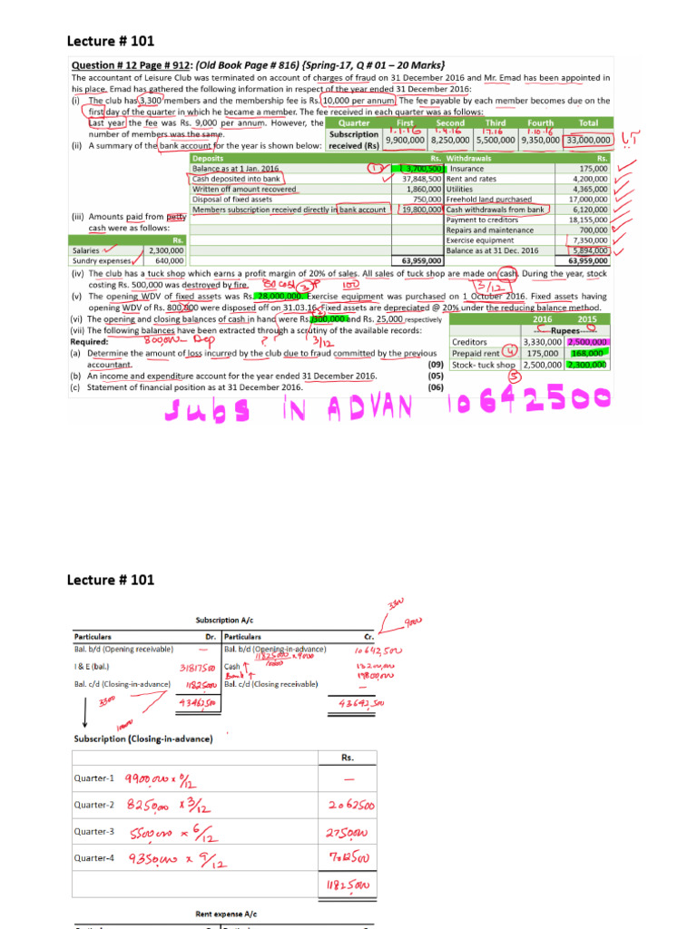 Lecture # 101 (Class Writing) | PDF