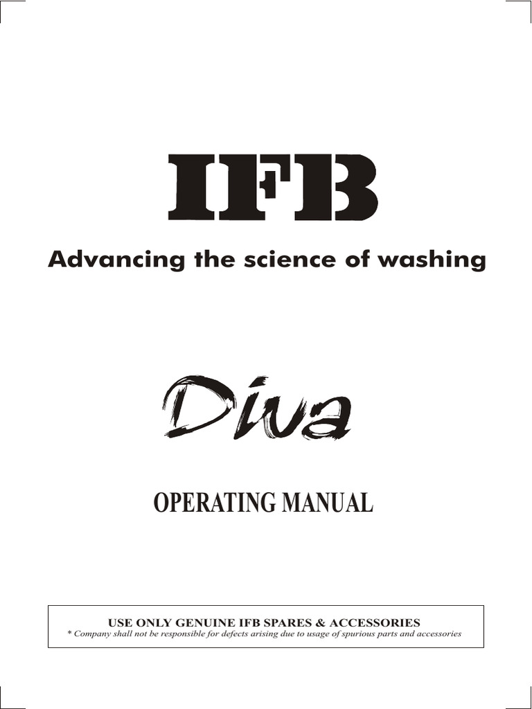 CA2 - User Manual | PDF | Washing Machine