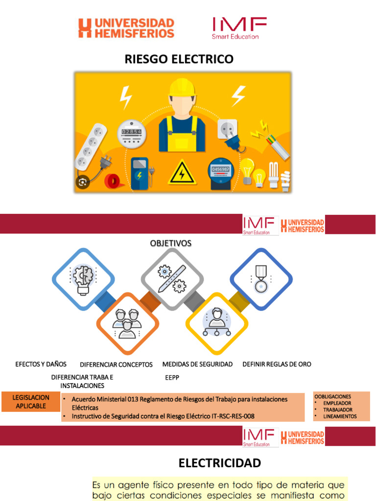 Riesgo Electrico I Ii | PDF | Electricidad | Electromagnetismo