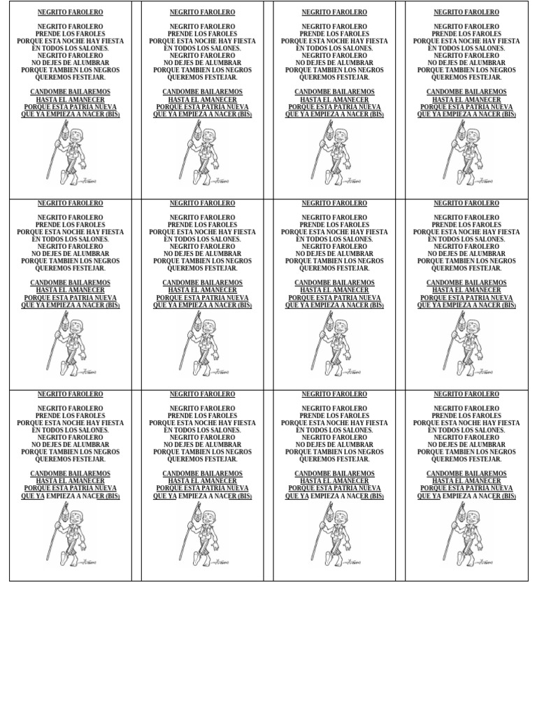 +negrito Farolero Dibus | PDF