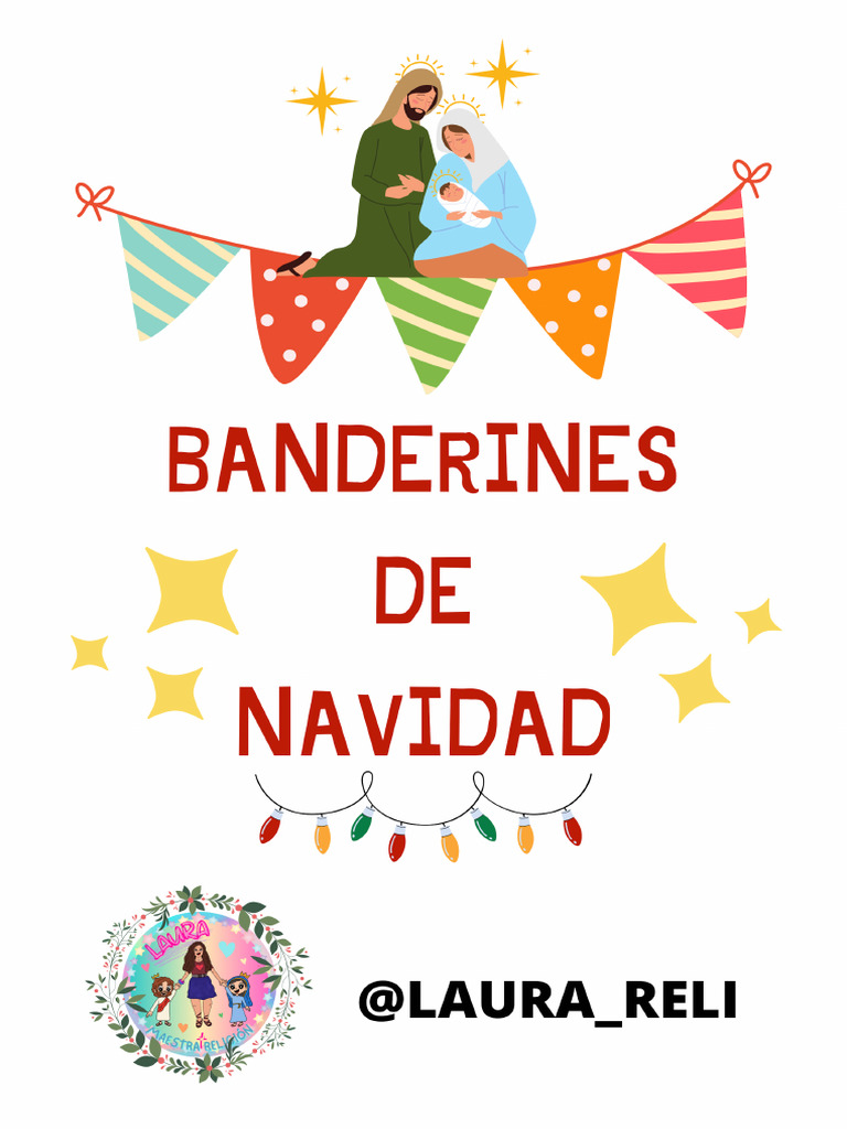 Banderines Feliz Navidad | PDF