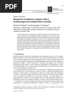 Model Templates For PROCESS For SPSS and SAS | PDF