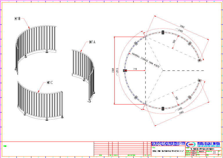 20.CUTTING PLANT DELIVERY HANDRAIL STORAGE TANK | PDF