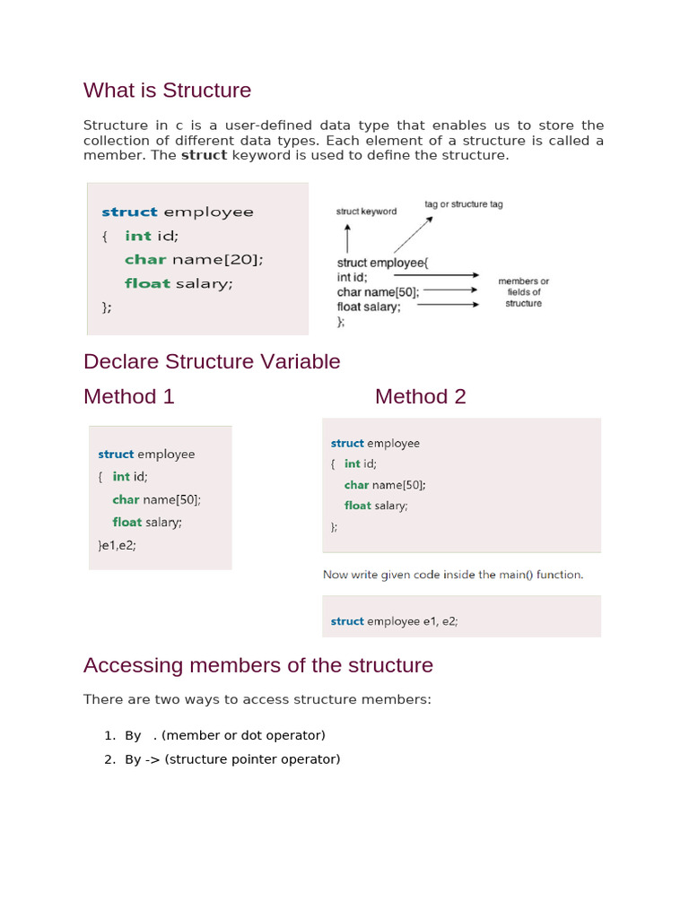 What is Structure | PDF