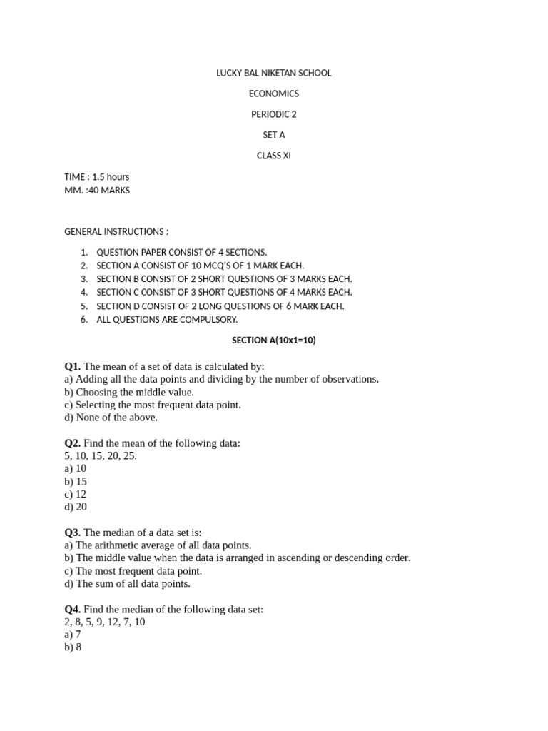 LBN PT 2 Eco 11TH Set A | PDF | Price Elasticity Of Demand | Production ...