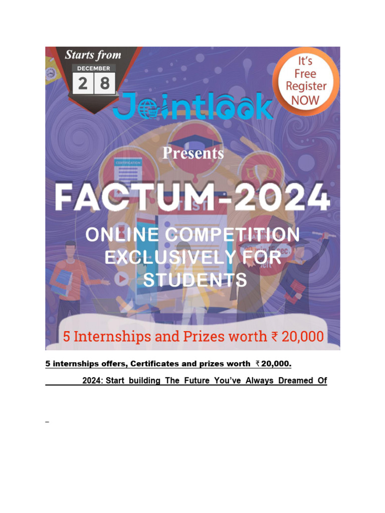 Jointlook Factum 2024 | PDF