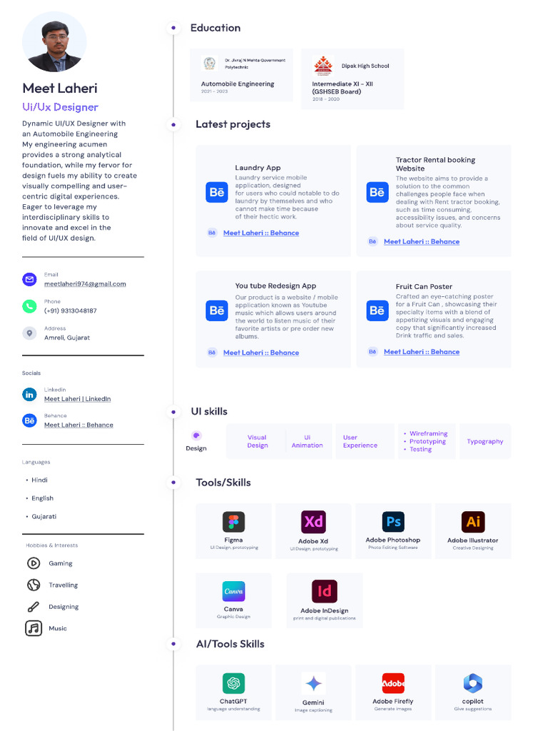 Resume Meet | PDF | Graphic Design | Software