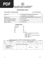 Rotation Chart - Kerala Public Service Commission, Government of Kerala ...