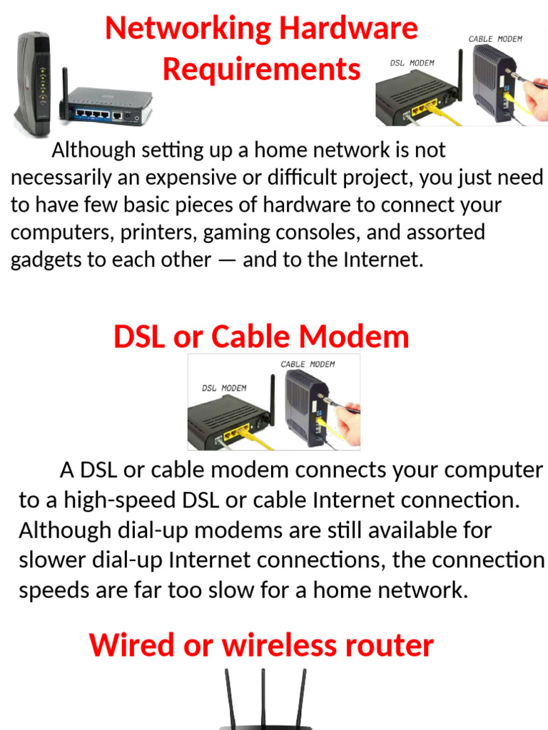 Essential Home Network Hardware | PDF