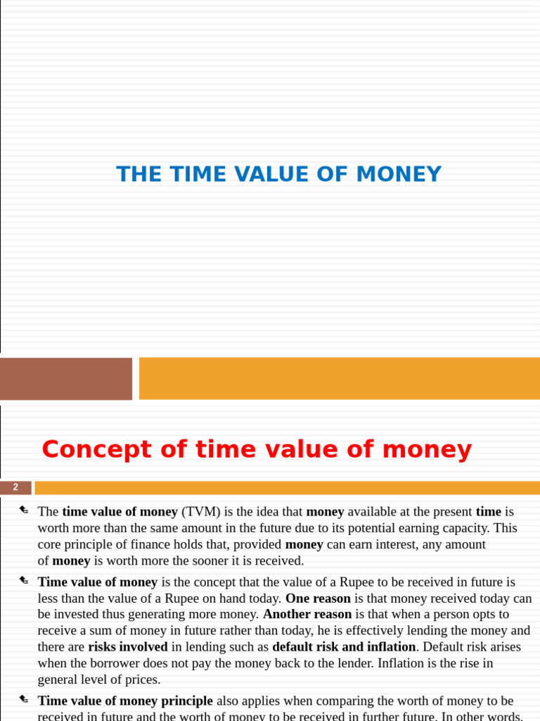 Time_Value_of_Money (1) | PDF | Time Value Of Money | Present Value