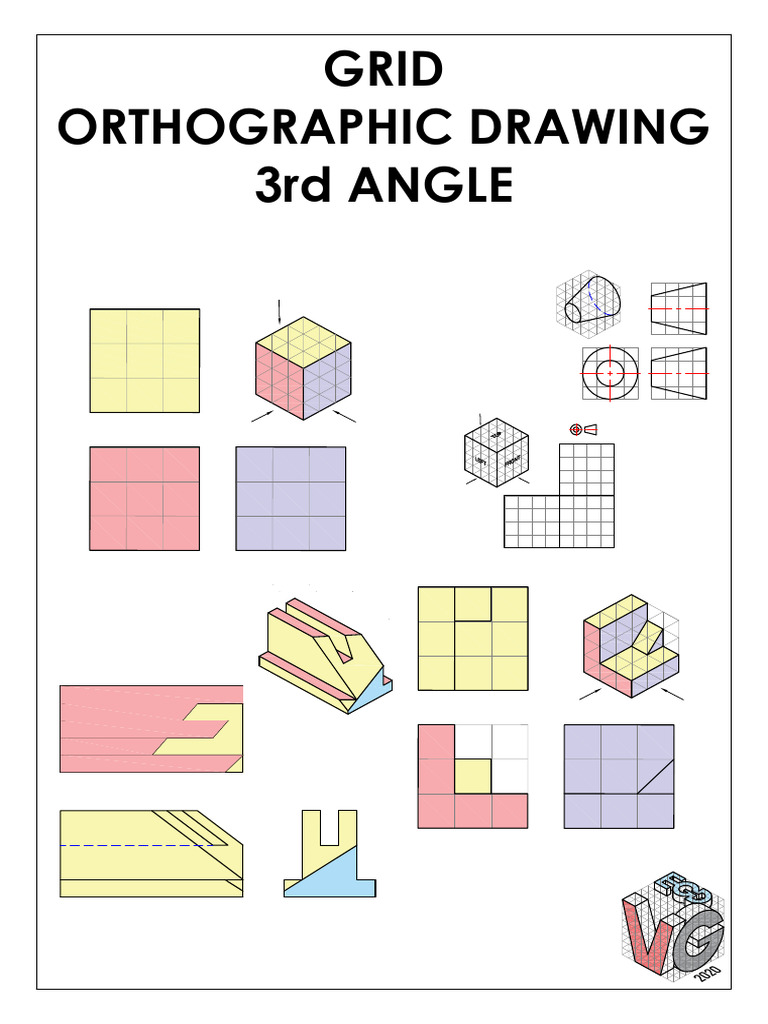 Grade 9 Orthographic Projections Activities | PDF | Classical Geometry ...
