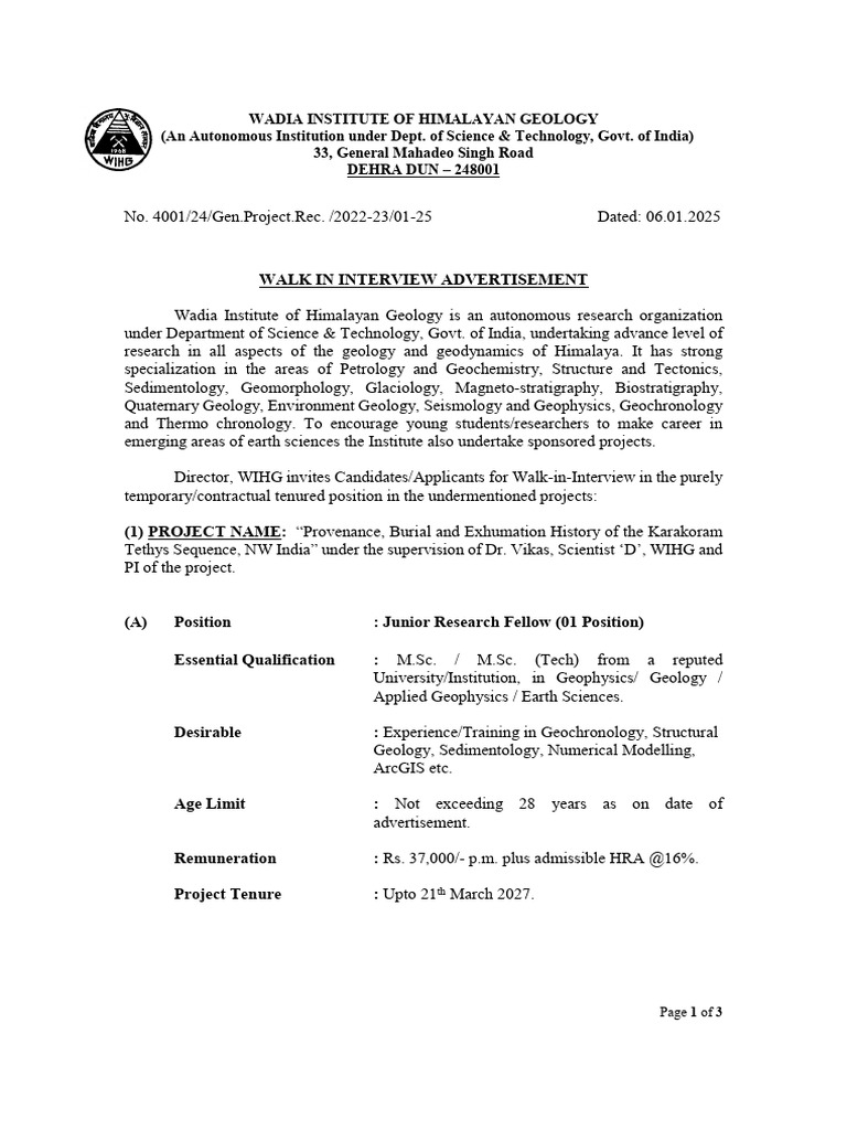 Advertisement Notice | PDF | Earth Sciences | Geology