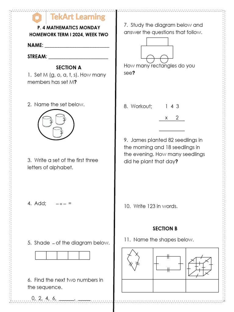 p. 4 maths | PDF