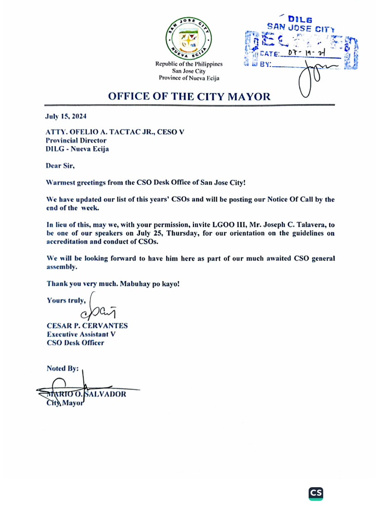 Cso Conference | PDF