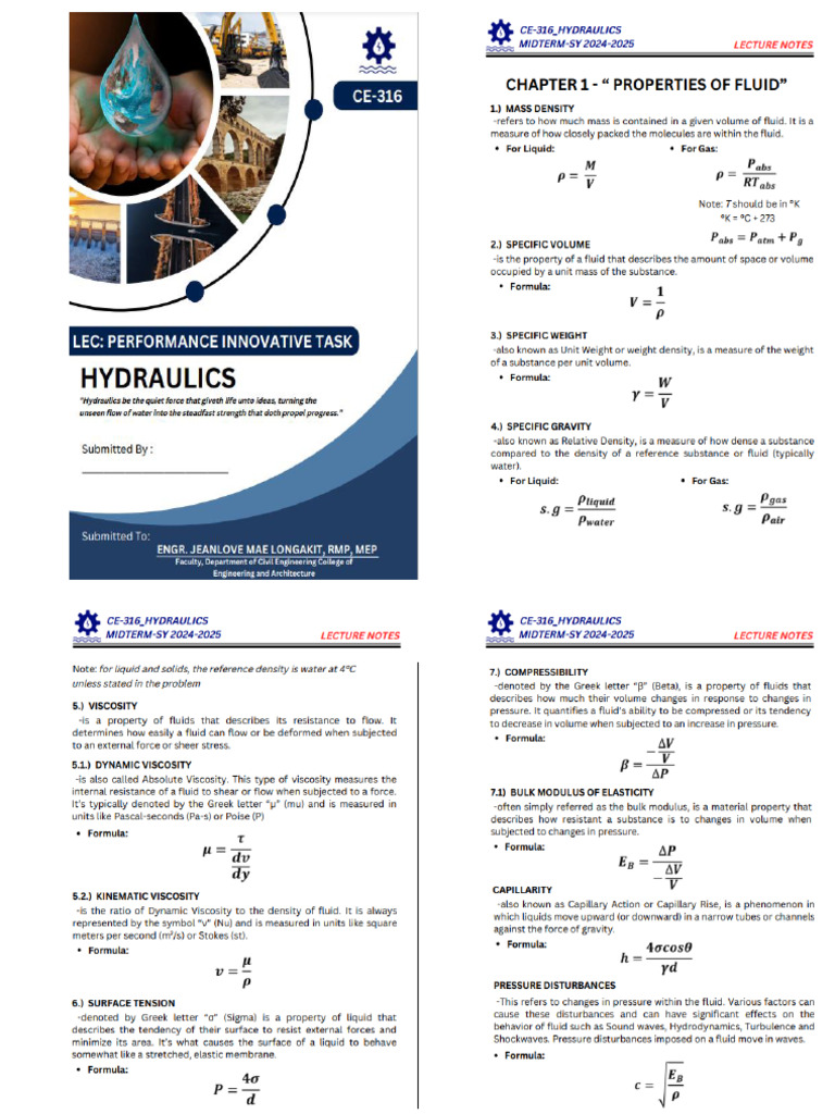 Lecture Note CH.1 8 Pit Final | PDF