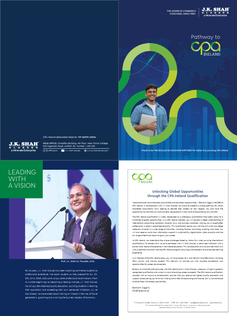 CPA Ireland Course Prospectus | PDF | Certified Public Accountant ...